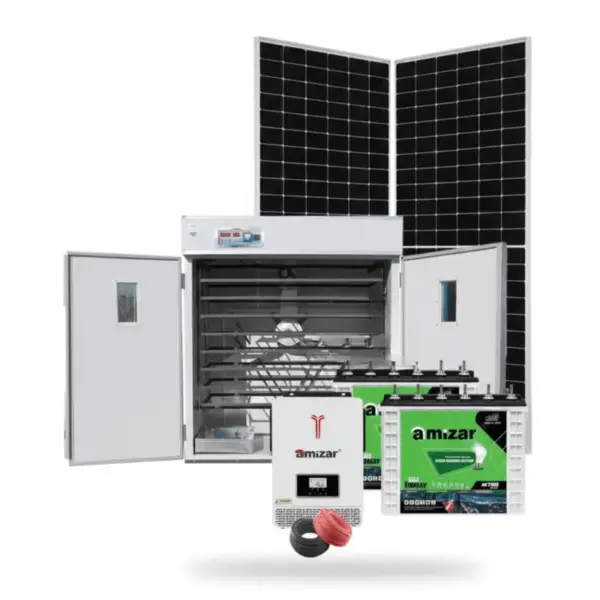 2112 Eggs Incubator + 3Kw Amizar Solar Kit 3000w - Tubular Battery ...